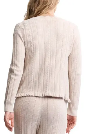 Barefoot Dreams Cozychic Lite® Cable Knit Cardigan