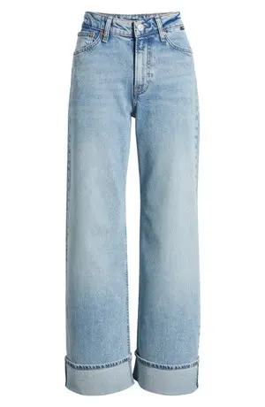 MAVI Florida Cuffed Wide Leg Jeans