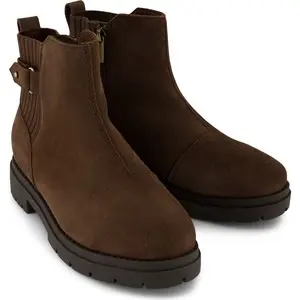 Toms Astrid Short Boots - Dark Brown