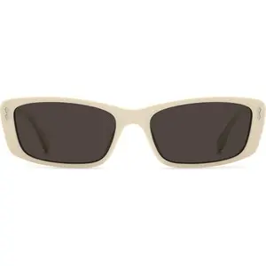 Isabel Marant 57mm Rectangular Sunglasses - Beige/grey