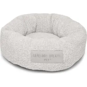 Barefoot Dreams Cozychic® Round Pet Bed - Pearl-silver