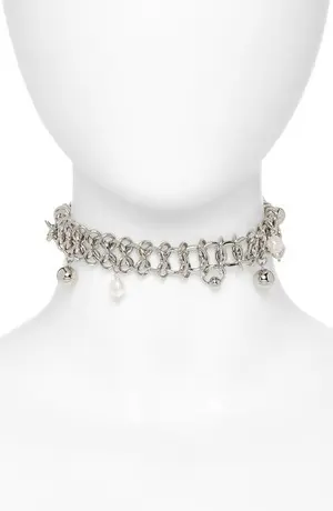 JUSTINE CLENQUET Tori Choker - Palladium