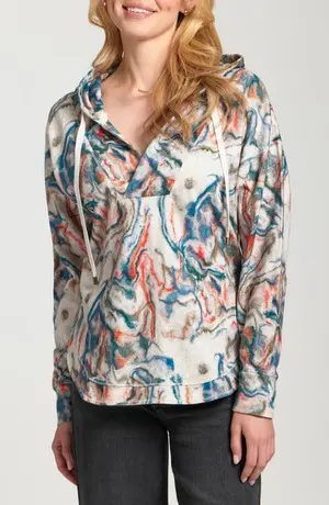 Apny Printed Sweatshirts Hoodies For Women