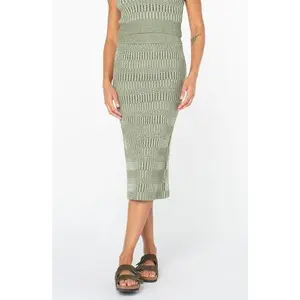 Roxy Gemma Midi Pencil Skirt