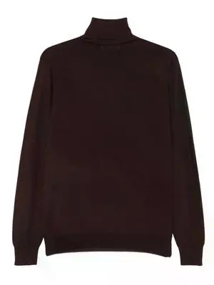 MAURO OTTAVIANI Turtleneck Wool Sweater - Brown