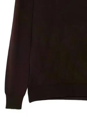MAURO OTTAVIANI Turtleneck Wool Sweater - Brown