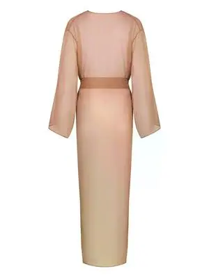MAISON CLOSE Belted Sheer Robe