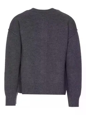 AMI Paris De Coeur Wool Cardigan