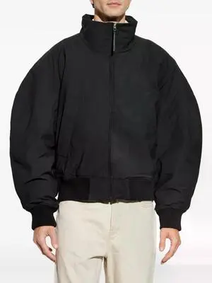 Jacquemus Padded Bomber Jacket With Leather Zip Puller
