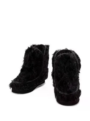 Mou Goat Fur Ankle Boots