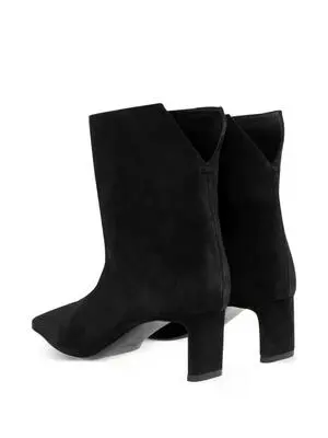 Khaite 55mm Ona Square-toe Ankle Boots