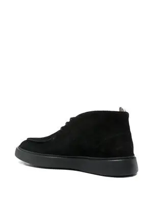 Officine Creative Lace-up Suede Boots