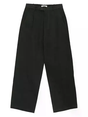 6397 Pleated Straight Leg Pants - Grey