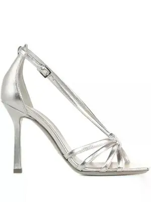NINALILOU 90mm Leather Ankle-strap Sandals
