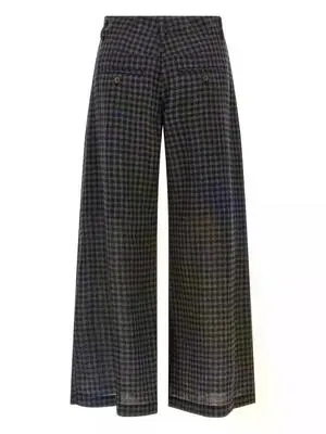 MAISON JEJIA Vichy-pattern Trousers