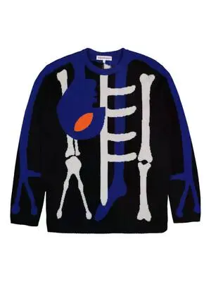 WALTER VAN BEIRENDONCK Skeleton Jumper - Black