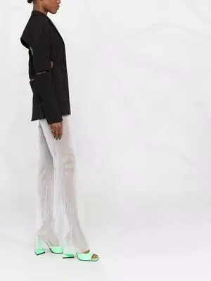 SANTA BRANDS Rhinestone-embellished Flared Trousers