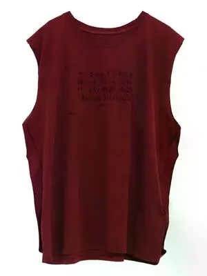 Mm6 Maison Margiela Round Neck Tops