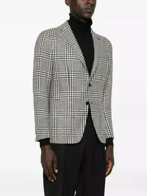 Tagliatore Houndstooth Check Blazer