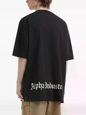 Alpha Industries Skull-patch Cotton T-shirt