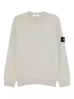 Stone Island Ribbed Crew-neck Sweater