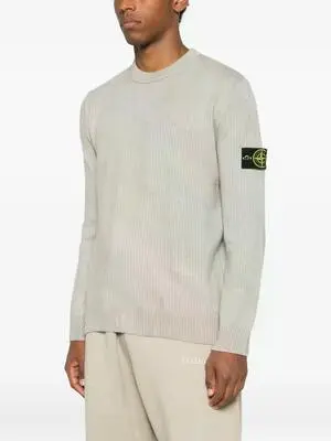 Stone Island Ribbed Crew-neck Sweater