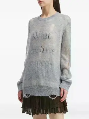B+AB Distressed Sweater