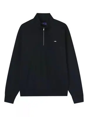 AFTERMATHS Half-zip Mountain-logo Sweatshirt