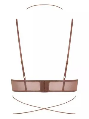 MAISON CLOSE Balconette Cross-back Bra