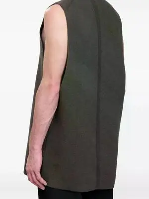 Rick Owens Sleeveless Knitwear - Green