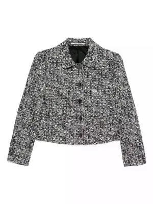 Tagliatore Idelle Cropped Tweed Jacket