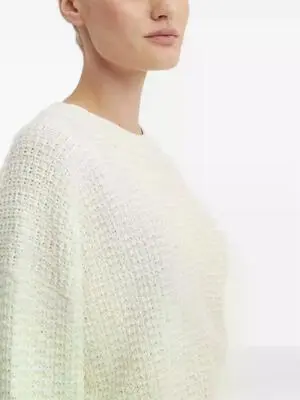 A.L.C. Textured Round-neck Cropped Sweater