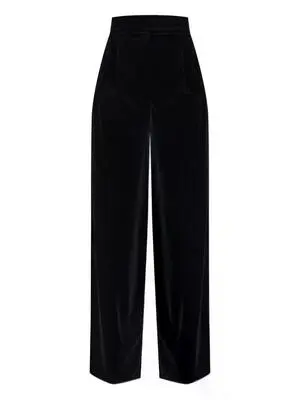 Max Mara Pleated Velvet Trousers