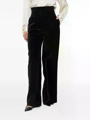 Max Mara Pleated Velvet Trousers