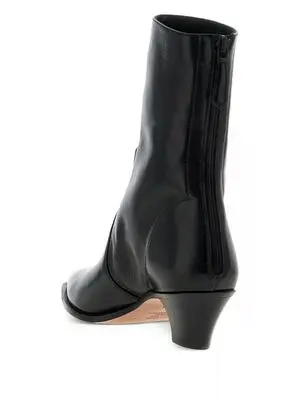 AQUAZZURA Pointed-toe Zip Boots - Black