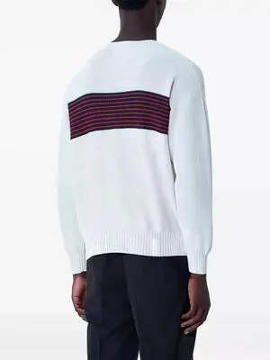 Visvim Striped-detail Crew-neck Jumper