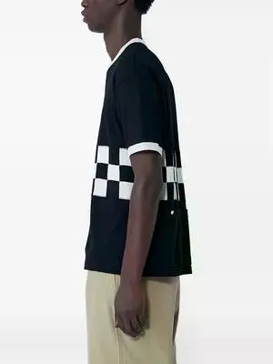 Visvim Checkerboard Panel Knitted T-shirt