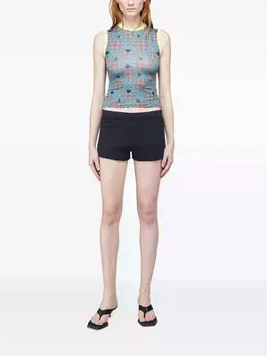 MAISIE WILEN Geometric-pattern Sleeveless Top
