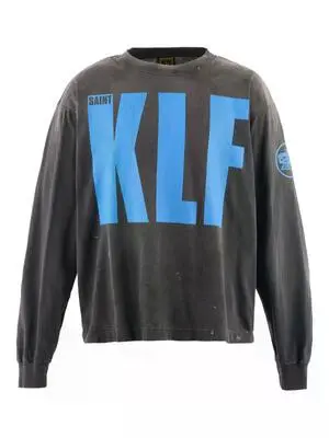 SAINT MXXXXXX Klf Long-sleeve T-shirt - Black