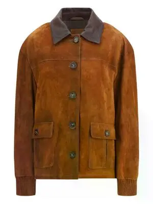 VALSTAR Suede Buttoned Jacket