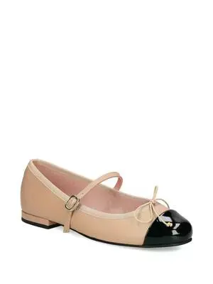 Pretty Ballerinas Irma Cap-toe Ballet Flats - Neutrals
