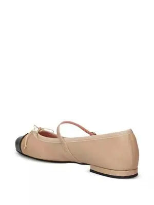Pretty Ballerinas Irma Cap-toe Ballet Flats - Neutrals