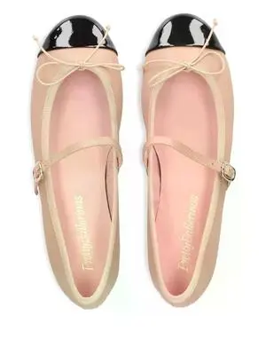 Pretty Ballerinas Irma Cap-toe Ballet Flats - Neutrals