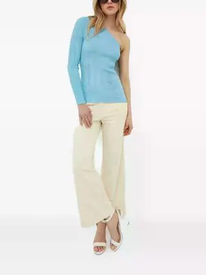 IVY OAK One-shoulder Ribbed Top