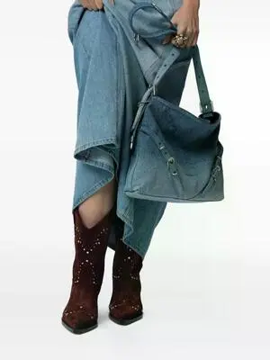 Paris Texas 60mm Janice Studded Boots - Brown