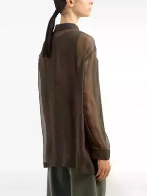 Giorgio Armani Double-layer Silk Shirt