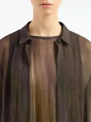 Giorgio Armani Double-layer Silk Shirt