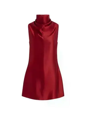 Khaite Daria Mini Dress - Red