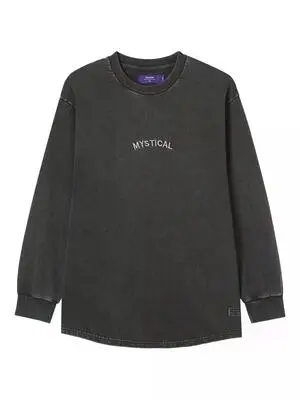 AFTERMATHS Embroidered Graphic Long-sleeve Top