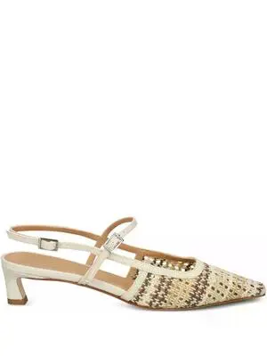CHANTAL Woven Slingback Pumps